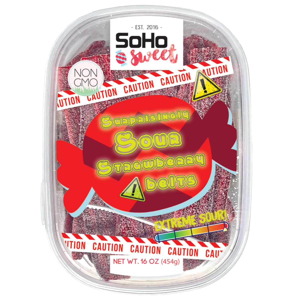 SoHo Sweet Candy - Sour Belts and Gummies - Premium Quality - Non-GMO ...