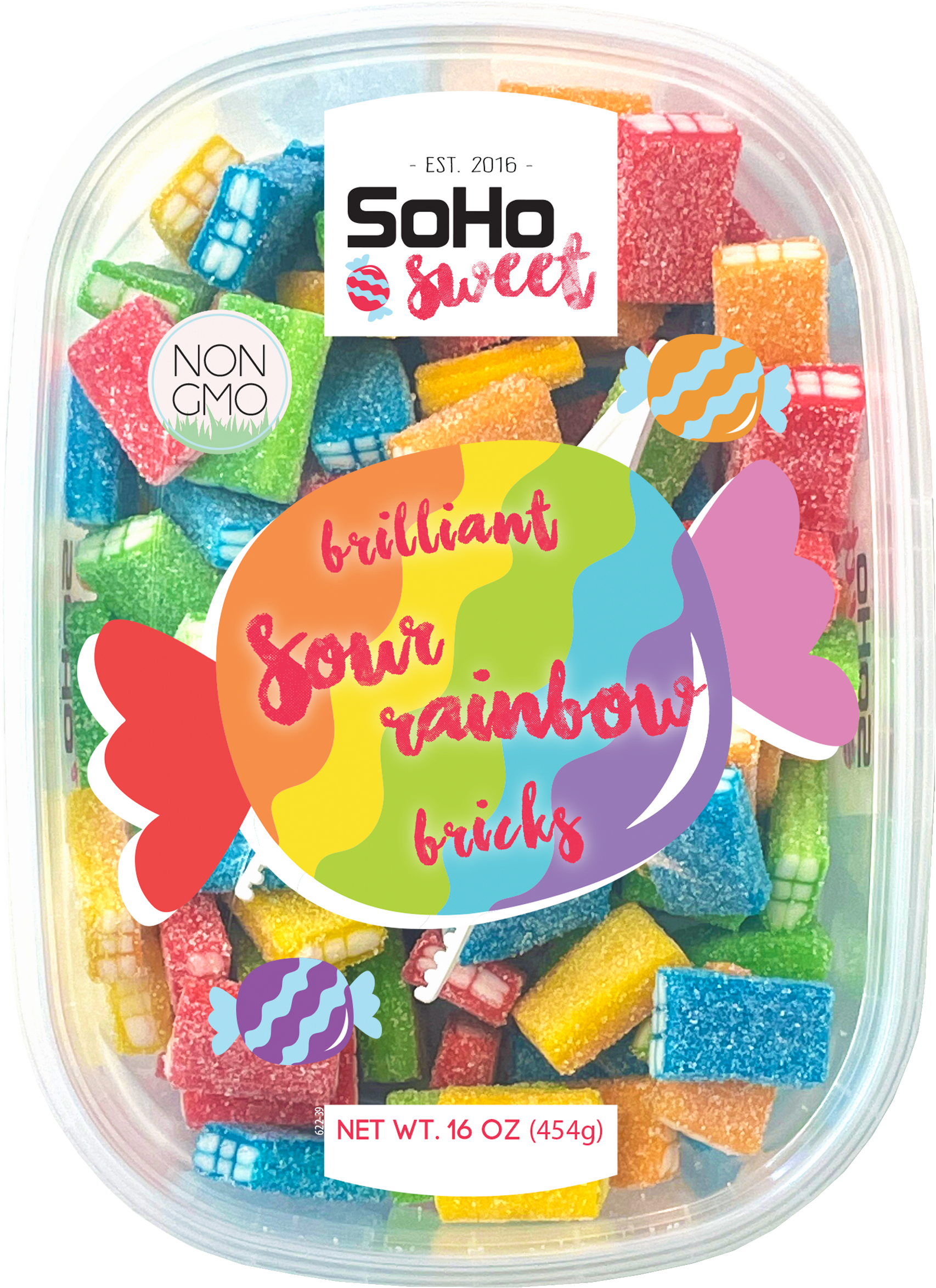 SoHo Sweet Candy - Sour Belts and Gummies - Premium Quality - Non-GMO ...